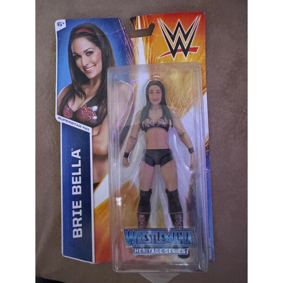 WWE | Toys | Mattel Wwe Basic Series 48 Brie Bella From Wrestlemania 3 Heritage Moc Xxx | Poshmark
